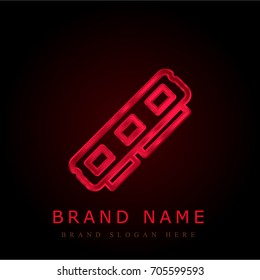 Ram Memory Red Chromium Metallic Logo Stock Vector (Royalty Free ...