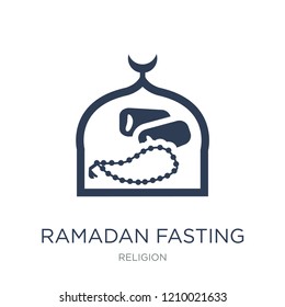 Ramadan Fasting Icon Trendy Flat Vector Stock Vector (Royalty Free ...
