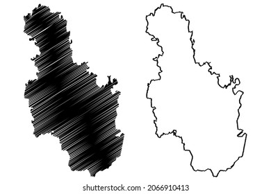 Ramanagara District Karnataka State Republic India Stock Vector ...