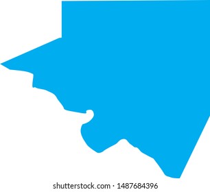 Randolph County Map State Illinois Stock Vector (Royalty Free ...