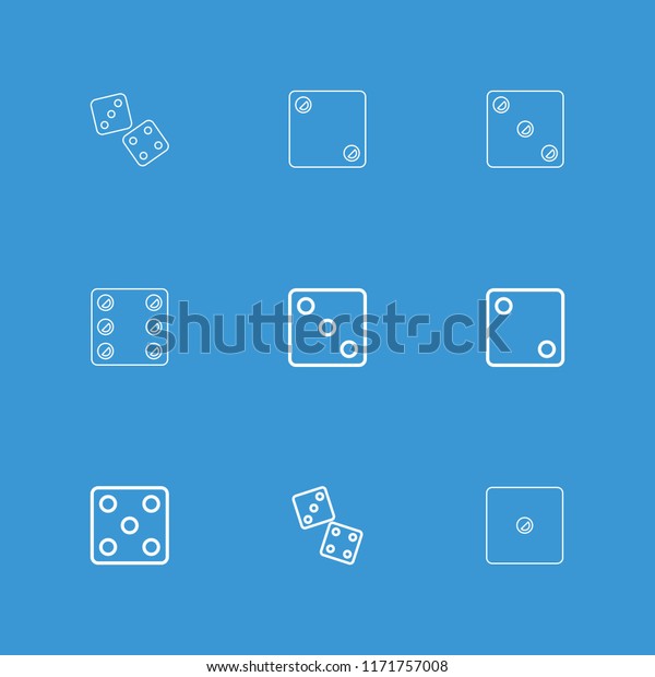 Random Icon Collection 9 Random Outline Stock Vector (Royalty Free ...