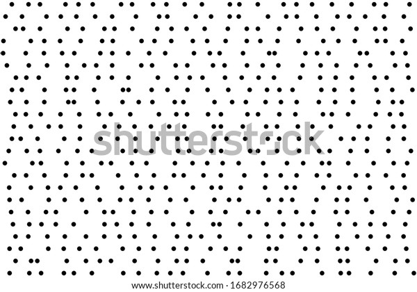 Random Scattered Dots Abstract Black White Stock Vector (Royalty Free ...