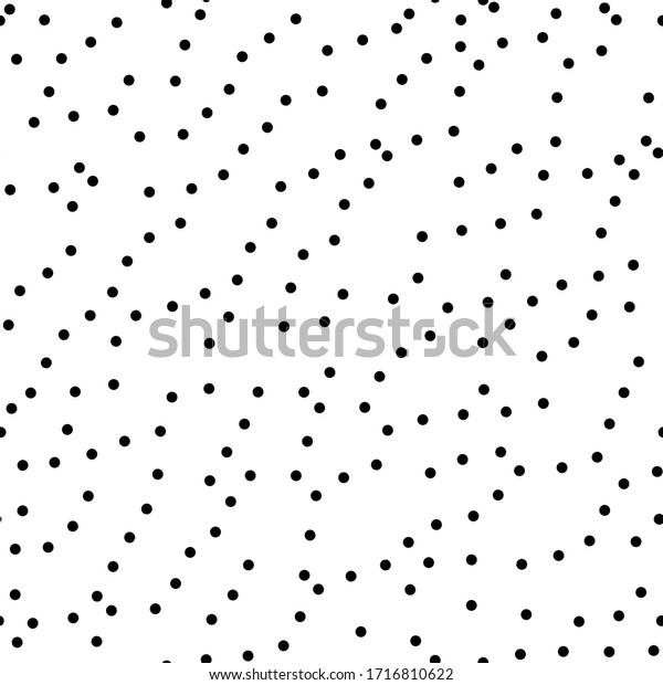 Random Scattered Dots Abstract Black White Stock Vector (Royalty Free ...