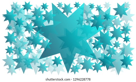 Random Size Stars Background One Big Stock Vector (Royalty Free ...