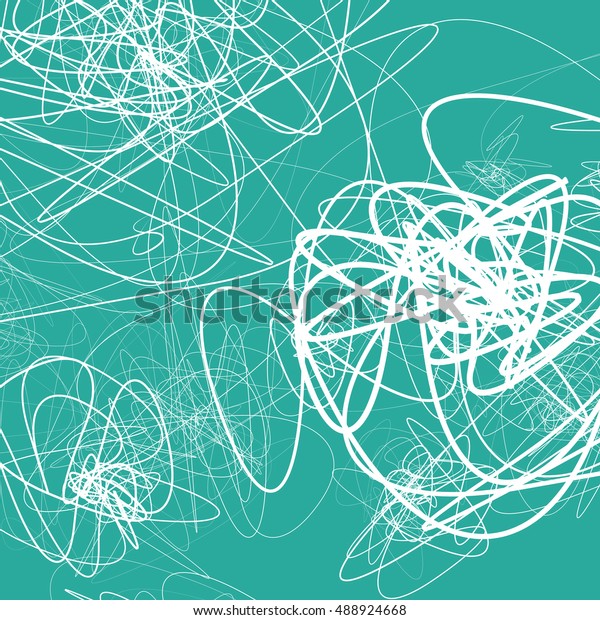 Random Sketchy Lines Abstract Monochrome Background Stock Vector ...