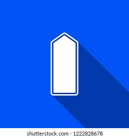 Rank Icon Shadow Army Sign Design Stock Vector (Royalty Free ...