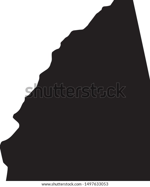 Rankin County Map State Mississippi: vector de stock (libre de regalías ...