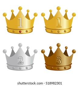 Ranking Crown Stock Vector (Royalty Free) 518982298 | Shutterstock