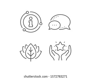 Ranking Line Icon Chat Bubble Info Stock Vector (Royalty Free) 1572783271