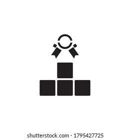 Ranking Vector Icon Logo Design Stock Vector (Royalty Free) 1795427725 ...