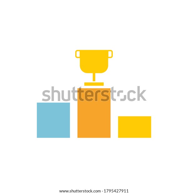 Ranking Vector Icon Logo Design Stock Vector (Royalty Free) 1795427911 ...