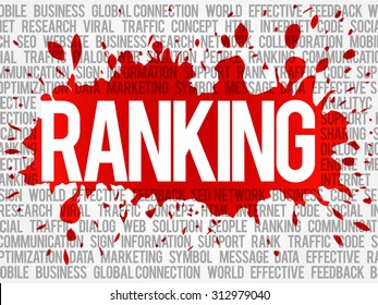 Ranking Word Cloud Vector Business Concept Stock Vector (Royalty Free ...