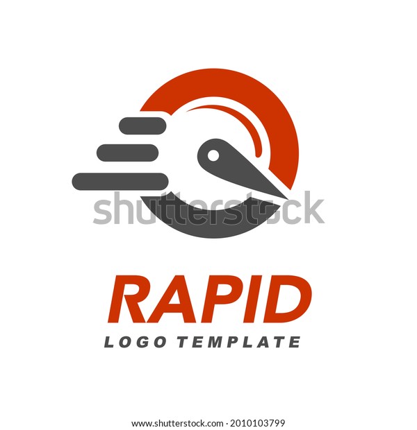 Rapid Logo Template Speed Symbol Stock Vector (Royalty Free) 2010103799 ...