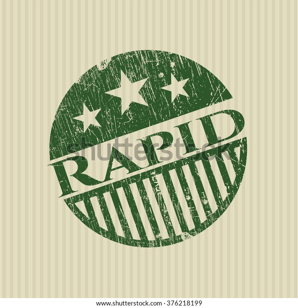 Rapid Rubber Stamp Grunge Texture Stock Vector (Royalty Free) 376218199 ...