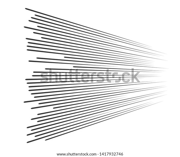 Rapid Speed Lines Running Background Stock Vector (Royalty Free ...