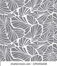 Rapport Pattern Leaves Seamless Printing Stock Vector (Royalty Free ...
