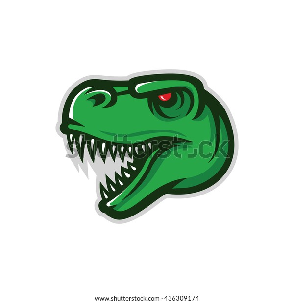 Raptor Head Mascot Stock Vector (Royalty Free) 436309174 | Shutterstock