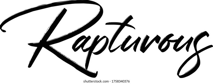 Relax Refresh Recharge Calligraphy Handwritten Typography Stock Vector ...