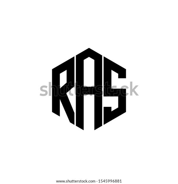 Ras Letter Logo Design Polygon Monogram Stock Vector (Royalty Free ...