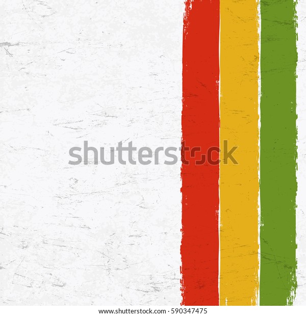Rasta Colors Grunge Background Abstract Template Stock Vector (Royalty ...