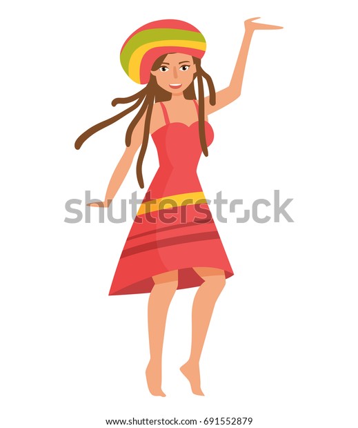 Rastaman Vector Cartoon Isolated Art On Stock Vector (Royalty Free ...