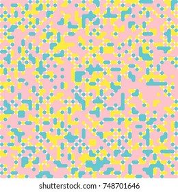 Raster Pixel Art Abstract Background Made Stock Vector (Royalty Free ...