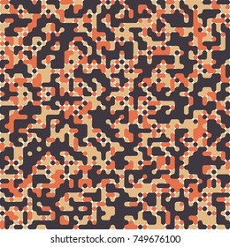 Raster Pixel Art Abstract Background Made Stock Vector (Royalty Free ...