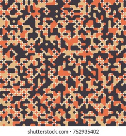 Raster Pixel Art Abstract Background Made Stock Vector (Royalty Free ...