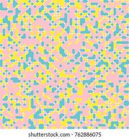 Raster Pixel Art Abstract Background Made Stock Vector (Royalty Free ...