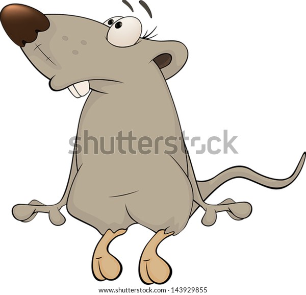 Rat Cartoon Stock Vector (Royalty Free) 143929855