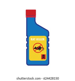 Rat Killer Poison Liquid Bottle Concept Stock Vector (Royalty Free ...