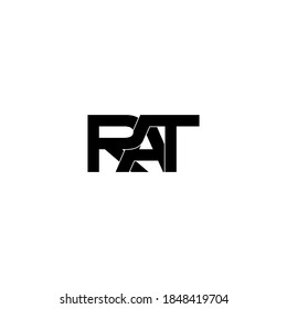 Stock vektor „Rat Letter Original Monogram Logo Design“ (bez autorských ...