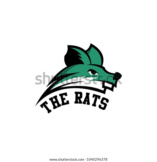 Rat Logo Design Stock Vector (Royalty Free) 1040296378 | Shutterstock