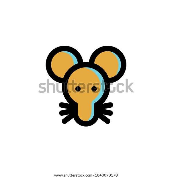 Rat Mouse Animal Laboratory Science Icon Stock Vector (Royalty Free ...