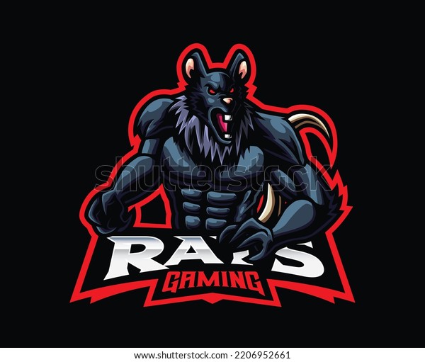 Rat Mutant Mascot Logo Design Vector Stock Vector (Royalty Free ...