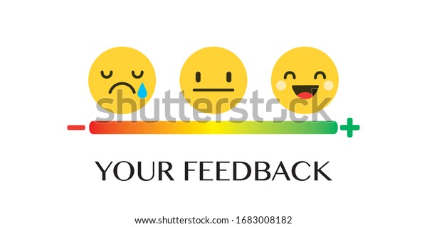 Rating Scale Form Humor Emoticons Vector Stock Vector (Royalty Free ...