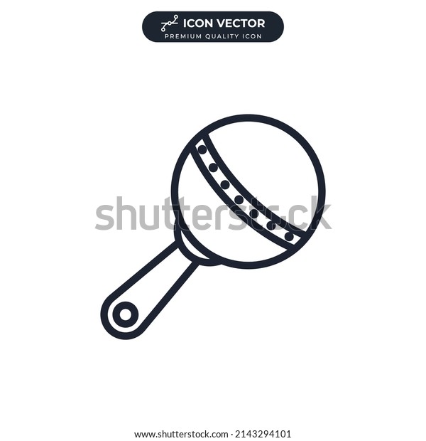 Rattles Icon Symbol Template Graphic Web Stock Vector (Royalty Free ...