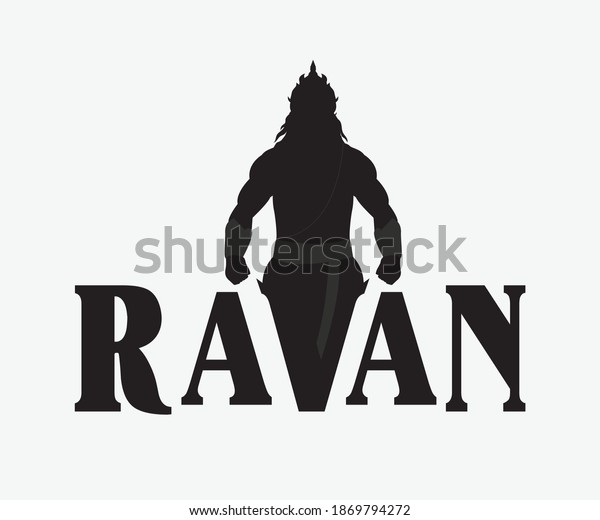 Ravan Graphic Trendy Design Typography Ravan Stock Vector (Royalty Free ...