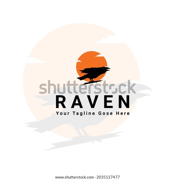 Raven Logo Design High Quality Vector Stock Vector (Royalty Free ...