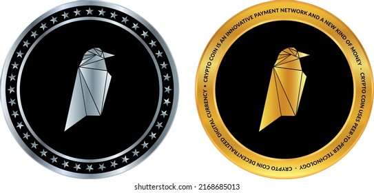 156 Raven Coin Images, Stock Photos & Vectors | Shutterstock