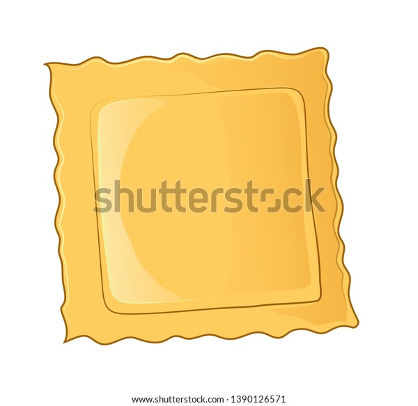 Ravioli Pasta Icon Cartoon Ravioli Pasta Stock Vector (Royalty Free ...