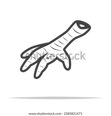 Chicken Feet Drawing | Free download on ClipArtMag
