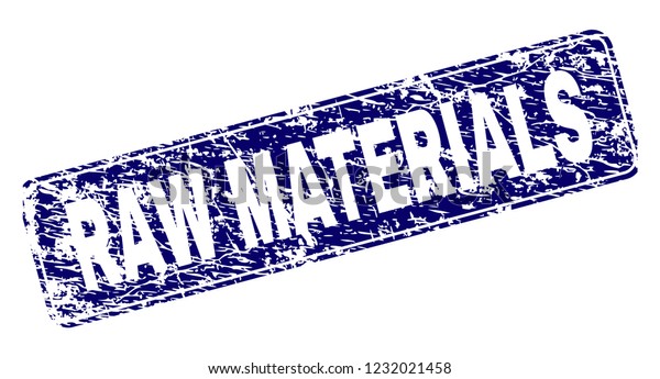 Raw Materials Stamp Seal Print Distress Stock Vector (Royalty Free ...