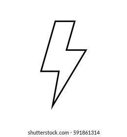 Ray Electricity Symbol Icon Vector Illustration: vector de stock (libre ...