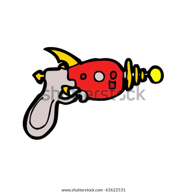 Ray Gun Cartoon Stock Vector (Royalty Free) 63622531