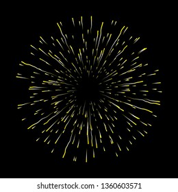 Rays Halo Light Catholic Rays Isolated Stock Vector (Royalty Free ...