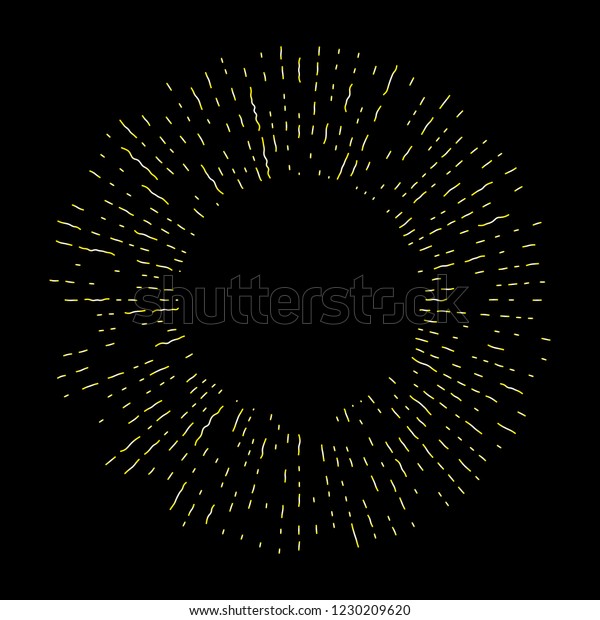Rays Halo Light Catholic Rays Isolated Stock Vector (Royalty Free ...