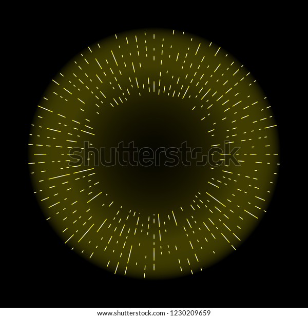 Rays Halo Light Catholic Rays Isolated Stock Vector (Royalty Free ...