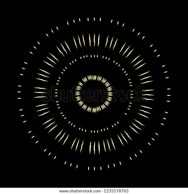 Rays Halo Light Catholic Rays Isolated Stock Vector (Royalty Free ...