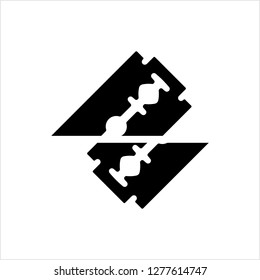Razor Blade Icon Vector Art Illustration Stock Vector (Royalty Free ...